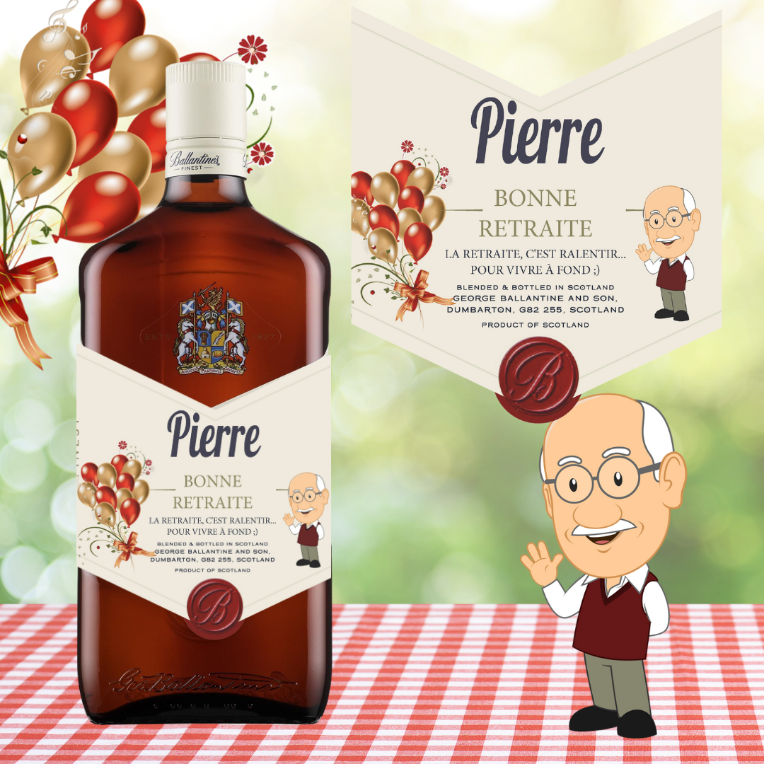 RETRAITE BALLANTINES - CADEAU POUR RETRAITE - Cadeau Départ en Retraite ...