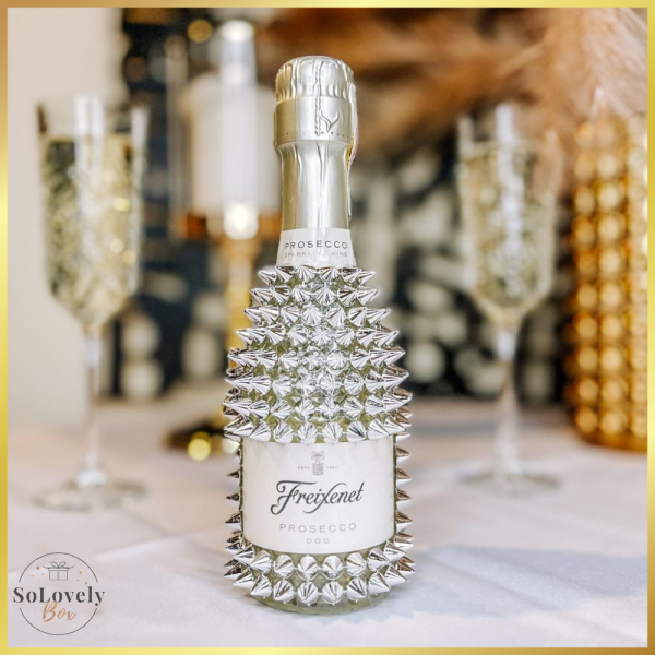 MINI PROSECCO FREIXENET AVEC DES ÉPINES ARGENTÉES - CADEAU EXCLUSIF ...